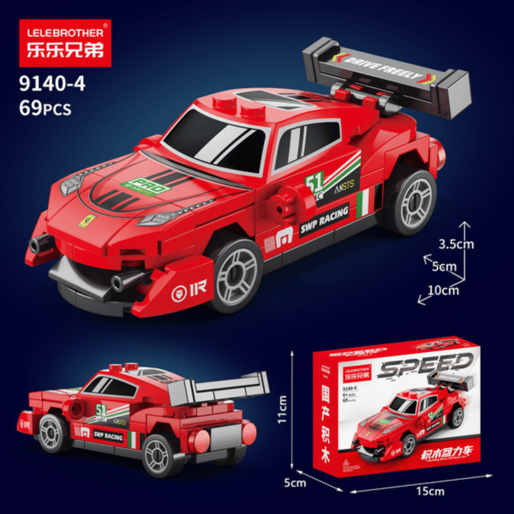 Red Pull Back Racing Car – Zarova